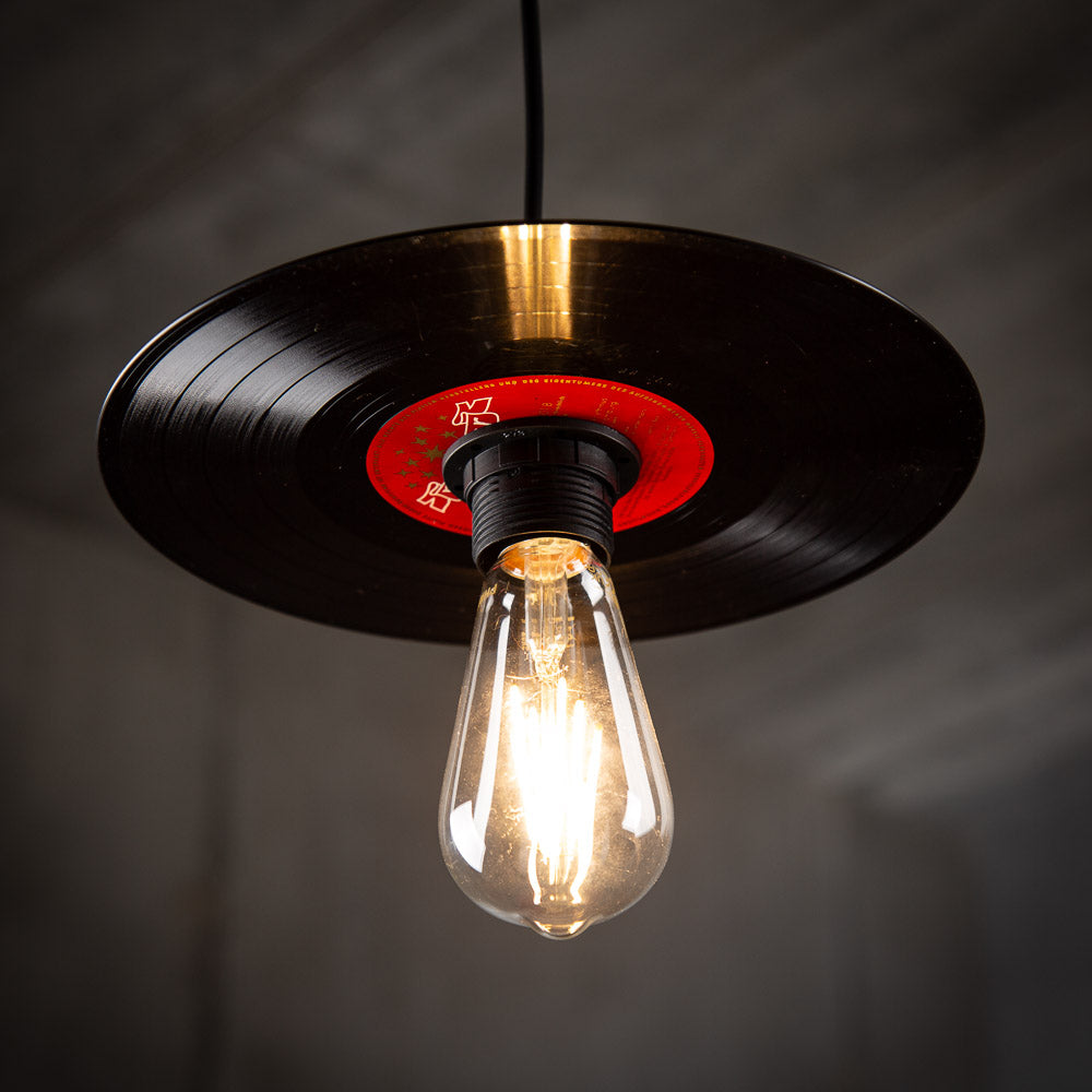 Hanging Retro Vinyl Record Lamp - Set of 3 – Microphone Mania