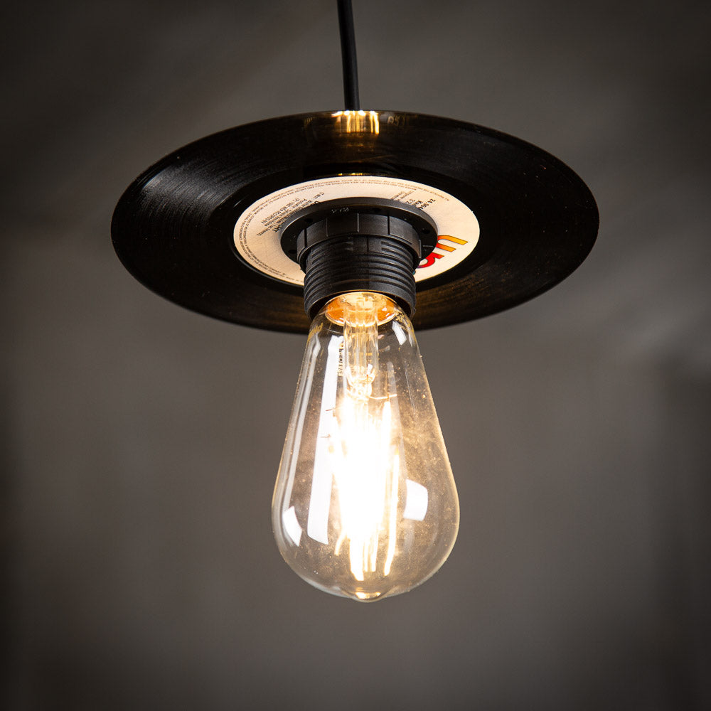 Hanging Retro Vinyl Record Lamp - Set of 3 – Microphone Mania