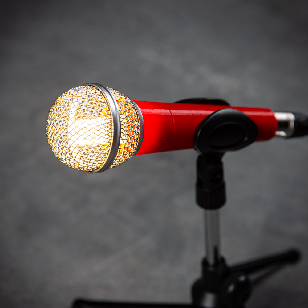 3D-Printed Microphone Desk Lamp - Custom Colors and Grill Styles ...